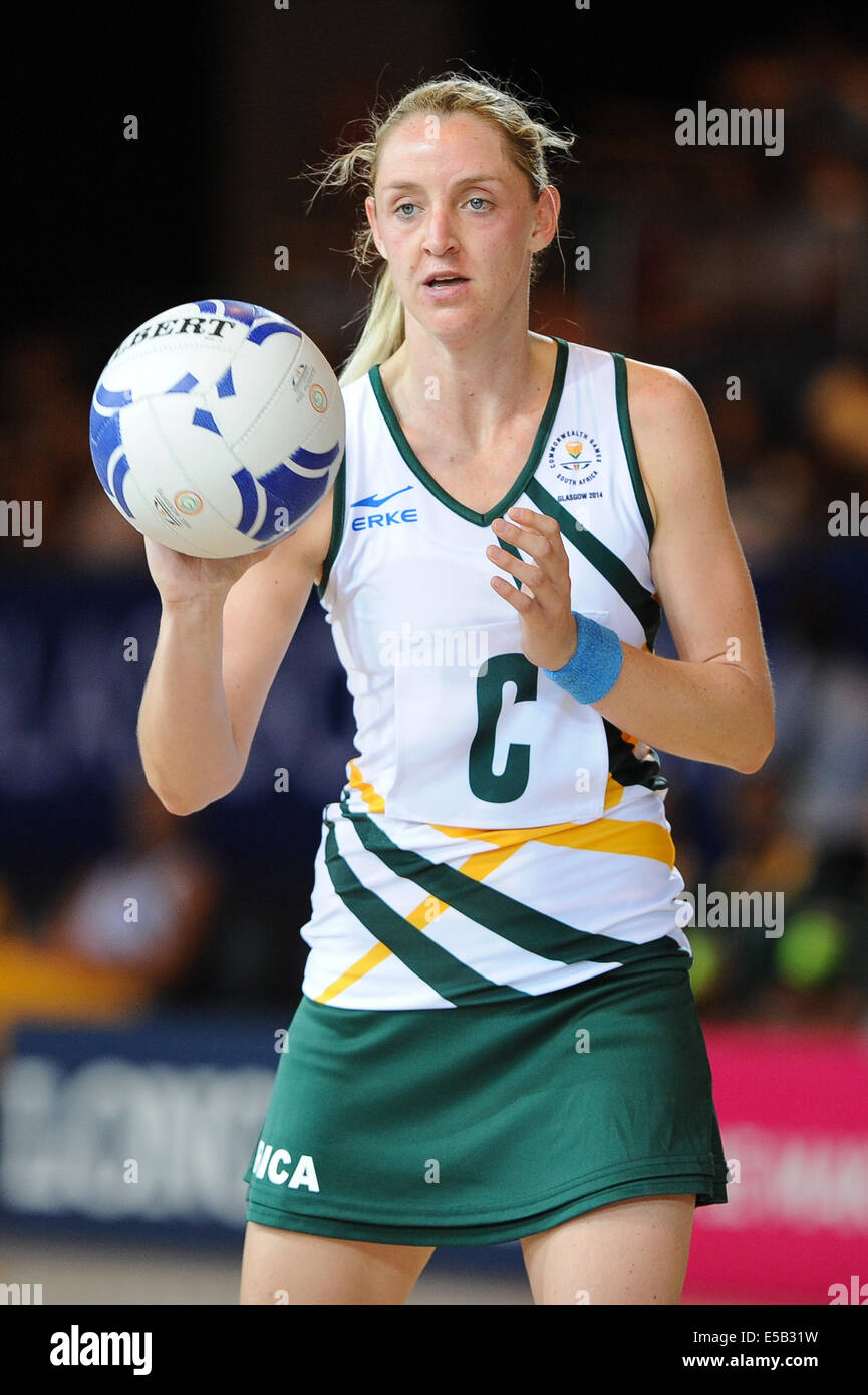 Glasgow, Scotland, UK. 25th July, 2014. Erin Burger of South Africa ...