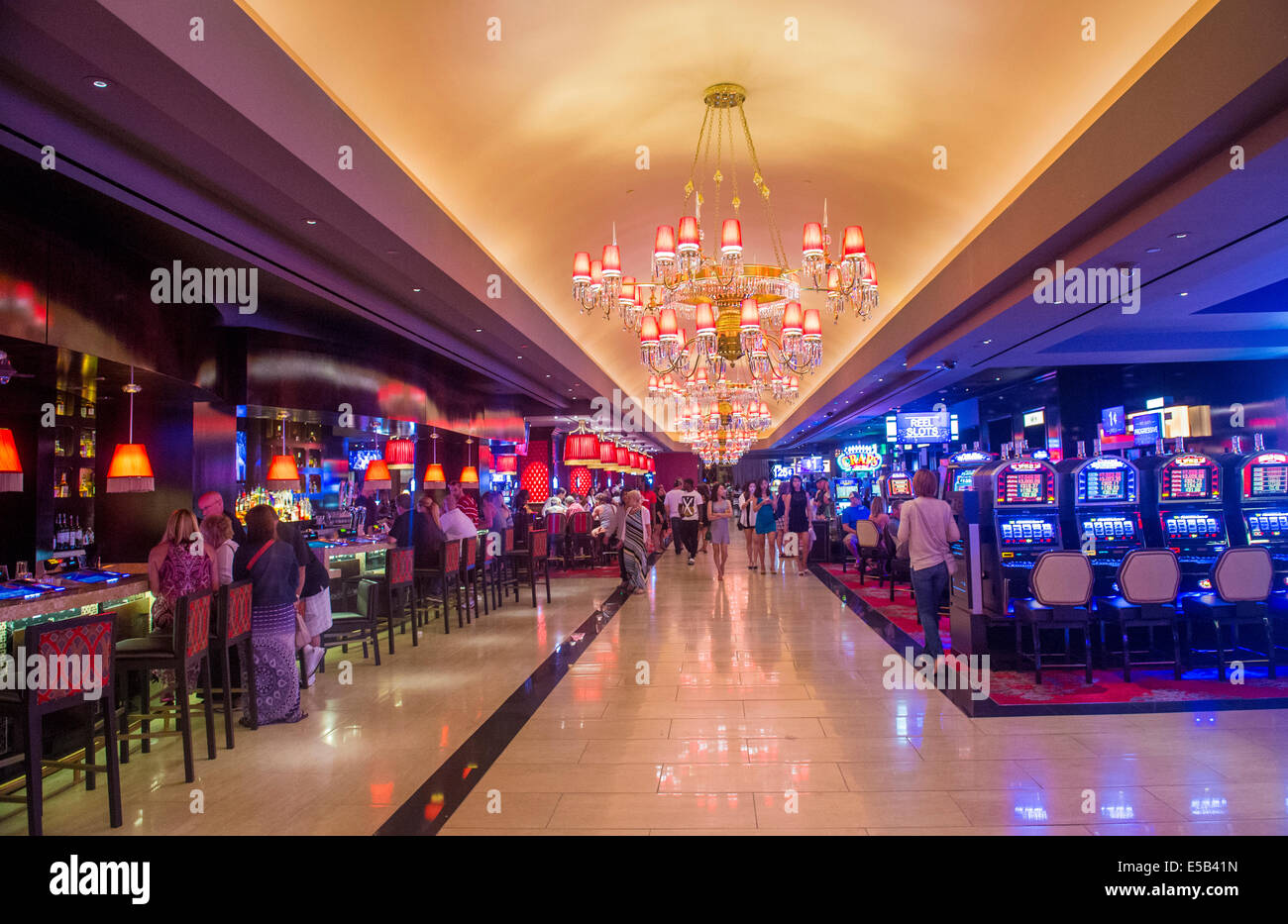 The Cromwell Hotel casino interior in Las Vegas Stock Photo - Alamy