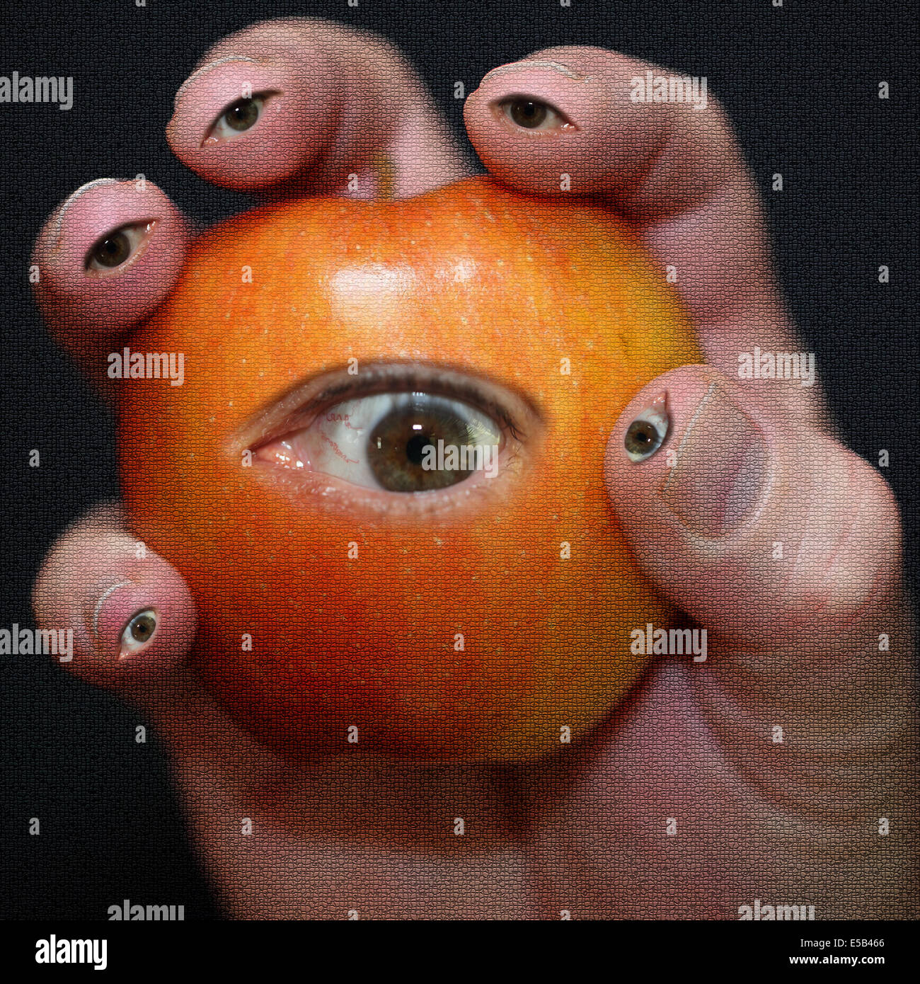 The eye of you apple Stock Photo - Alamy