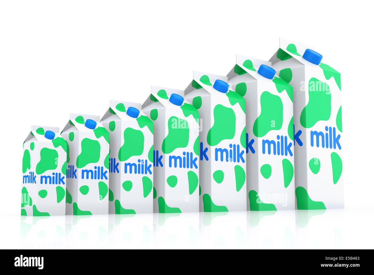 Milk bar graph hi-res stock photography and images - Alamy