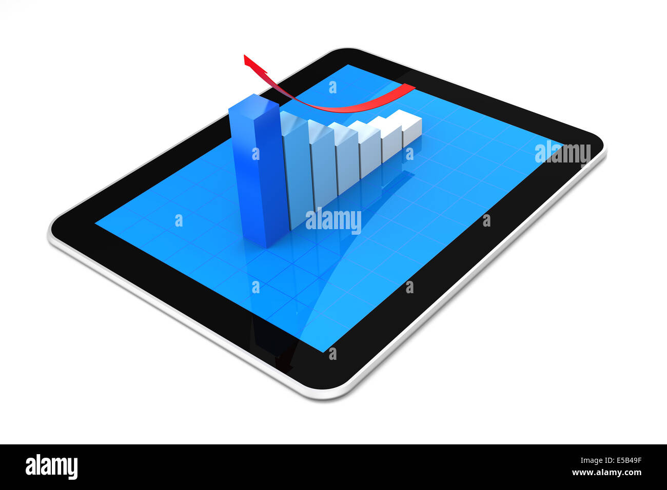 Tablet graph isolated hi-res stock photography and images - Alamy