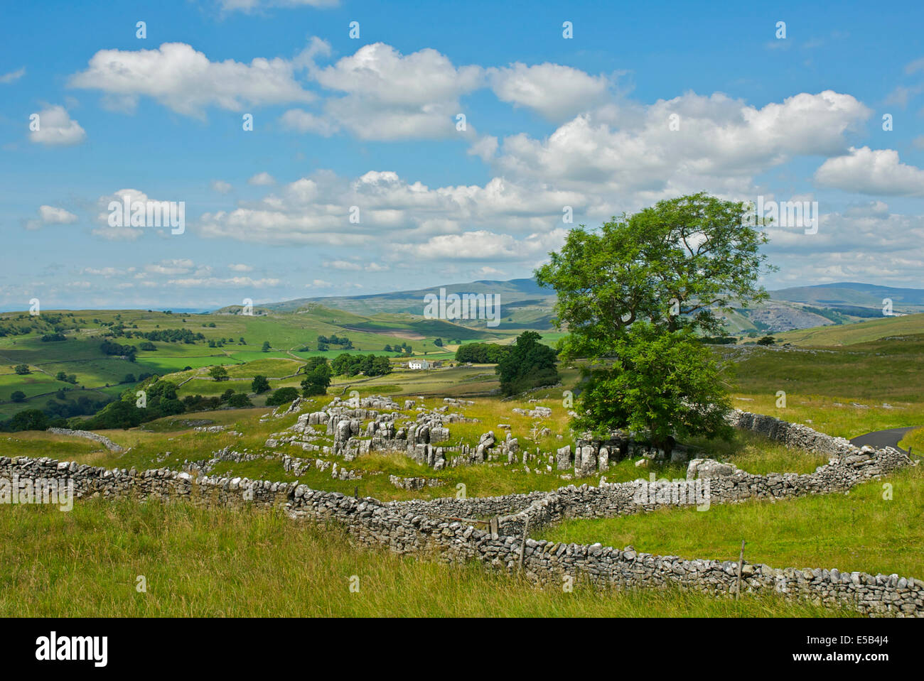 Limestone landscape - Winskill Stones - Yorkshire Dales National Park ...