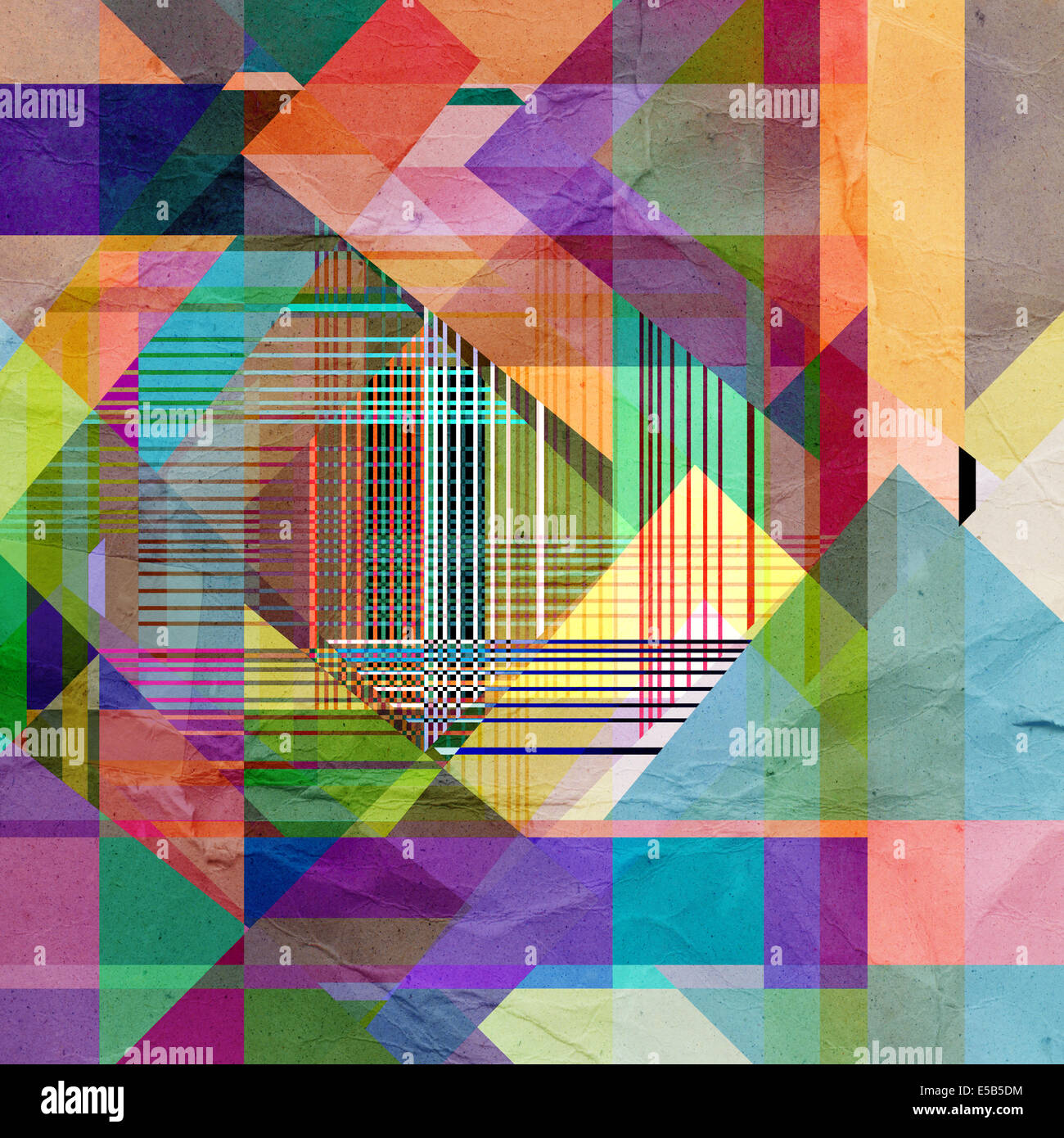 Graphical abstract seamless floral pattern of different Stock Photo - Alamy