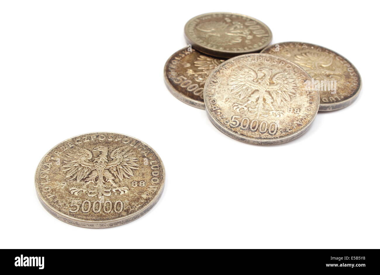 Polish coin old hi-res stock photography and images - Alamy