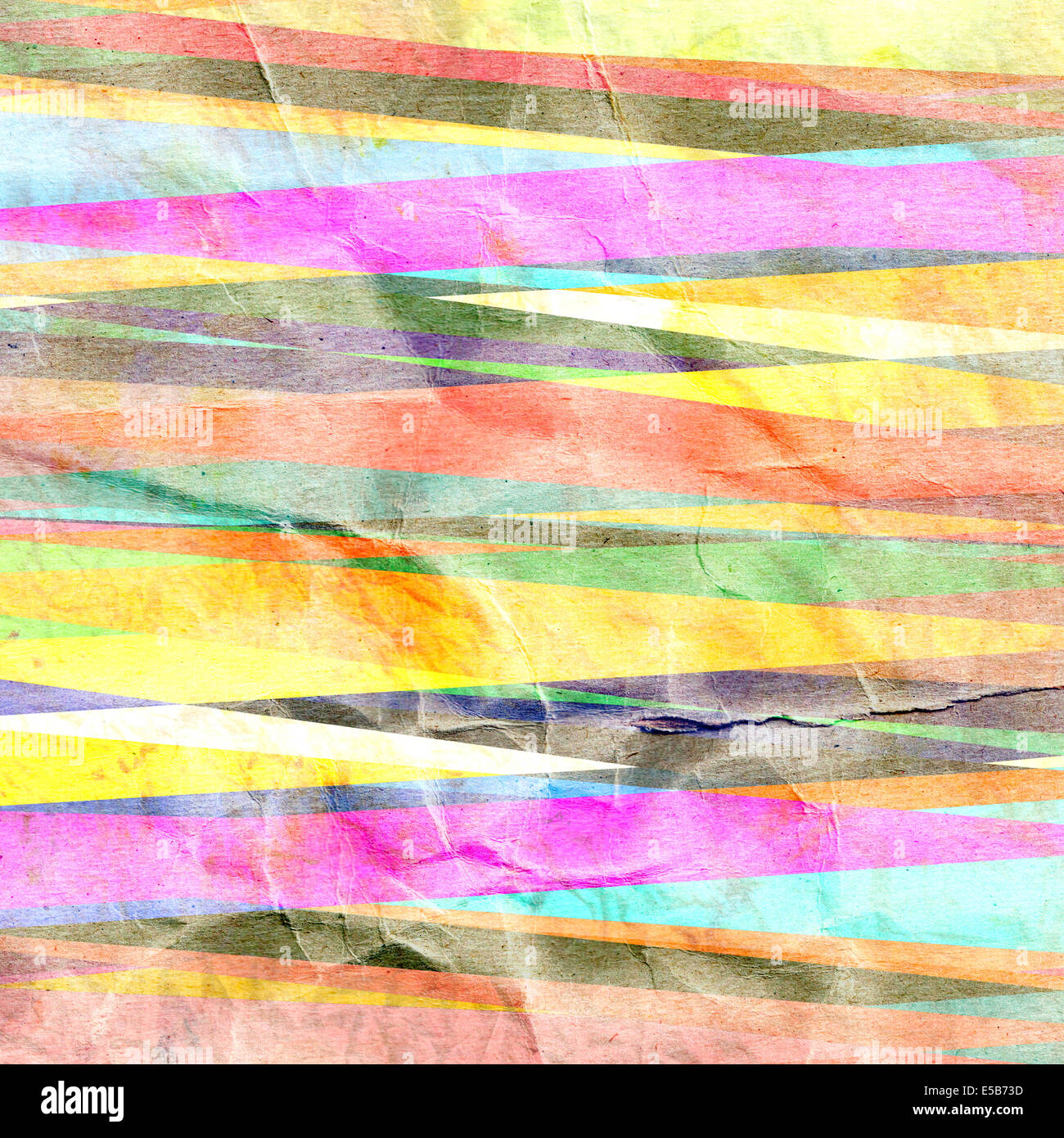 bright colorful background of different stripes on the watercolor ...
