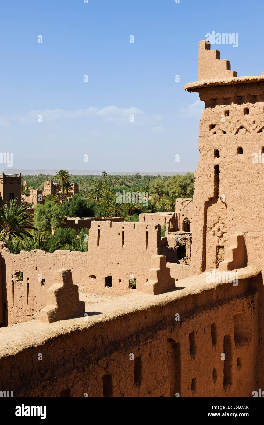 Kasbah Amerhidil,17th Century fort which appears on 50-dirham note ...