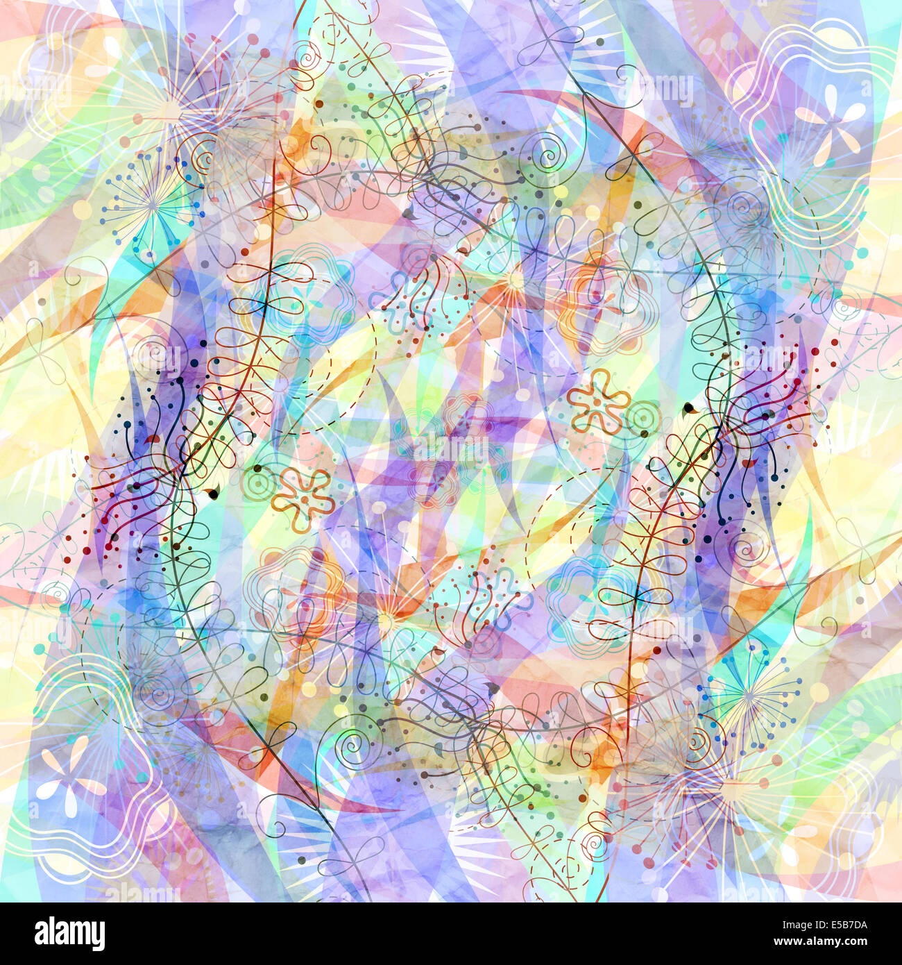 Abstract background with different colored transparent elements Stock ...