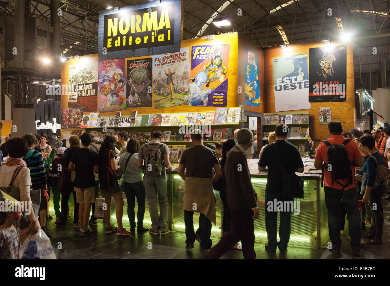 Norma Editorial bookstore at Barcelona International Comic Fair on May ...