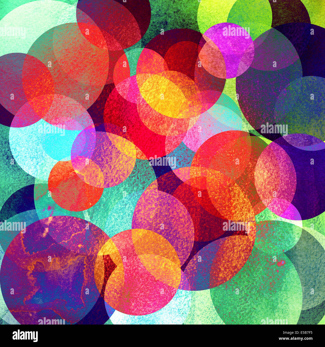 Colored circles texture hi-res stock photography and images - Alamy
