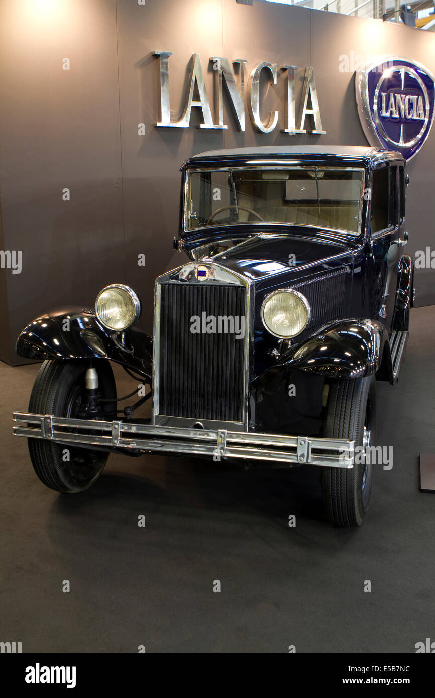A 1933 Lancia Augusta Berlina First series on display at an historical ...
