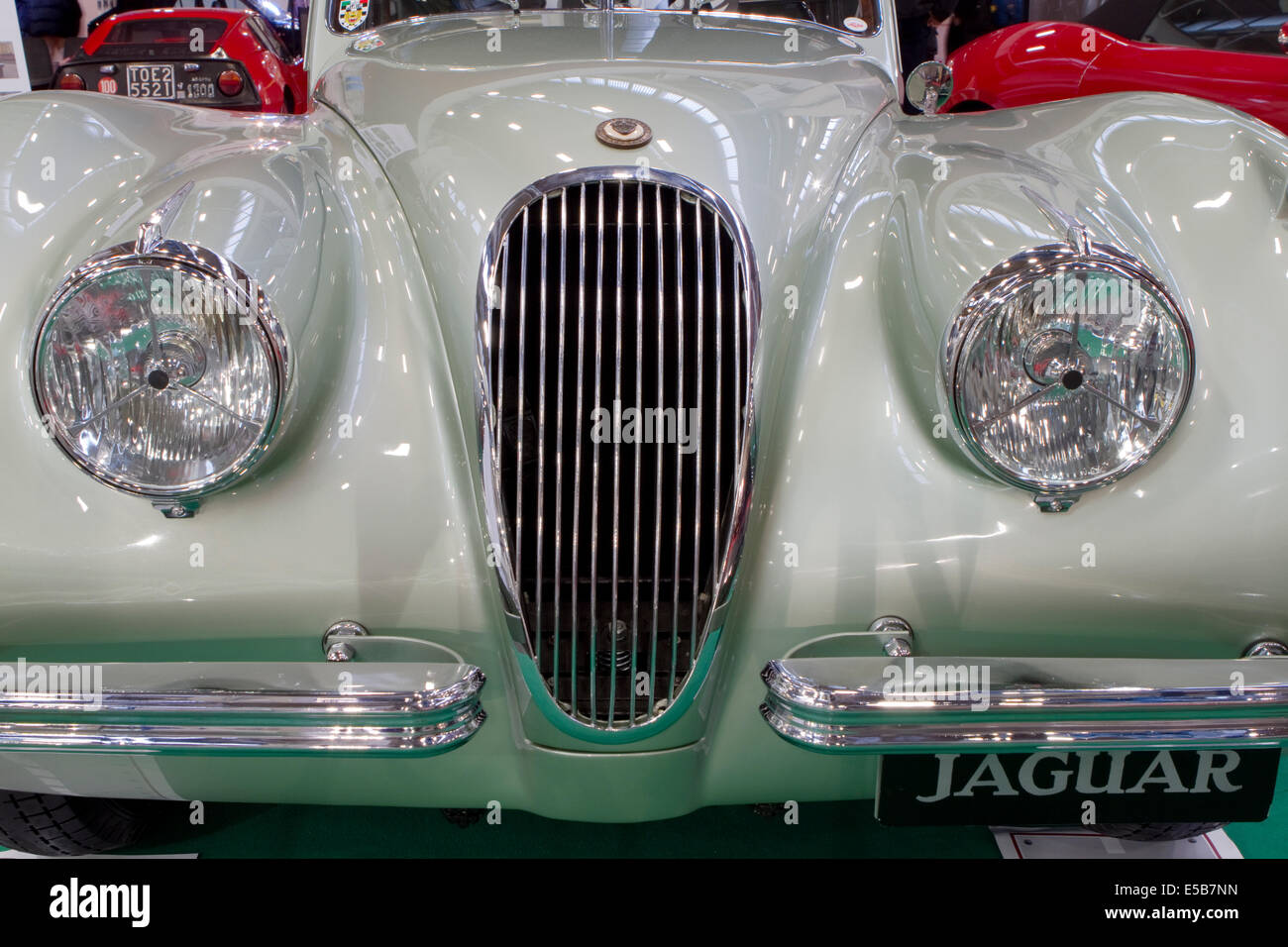 Front view of a 1952 Jaguar XK 120 FHC Stock Photo - Alamy