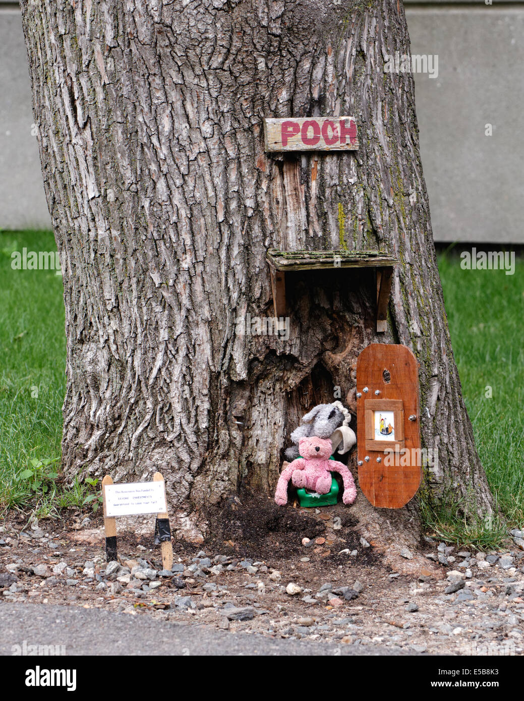 The original Pooh the Bear's house next to the Science Center on ...