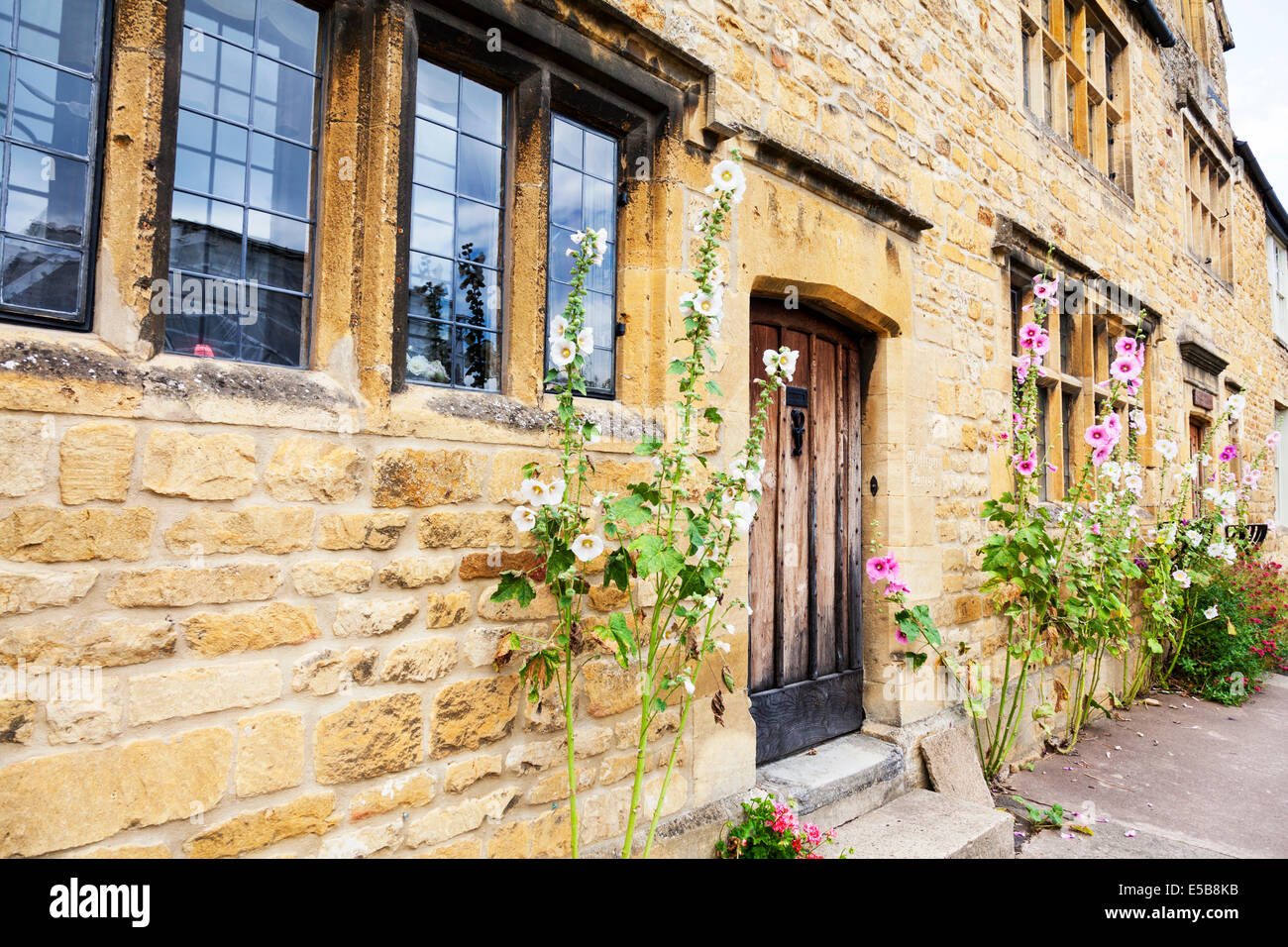 Chipping Campden village stone house houses home homes UK England Stock ...