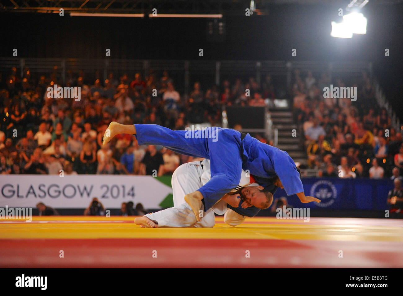 Glasgow, Scotland, UK. 26th July, 2014. Dramatic scenes as Jason Koster ...