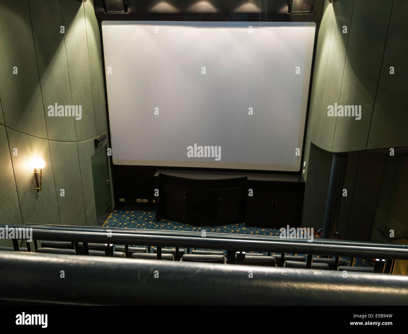 Empty Movie Theater Screen, USA Stock Photo - Alamy