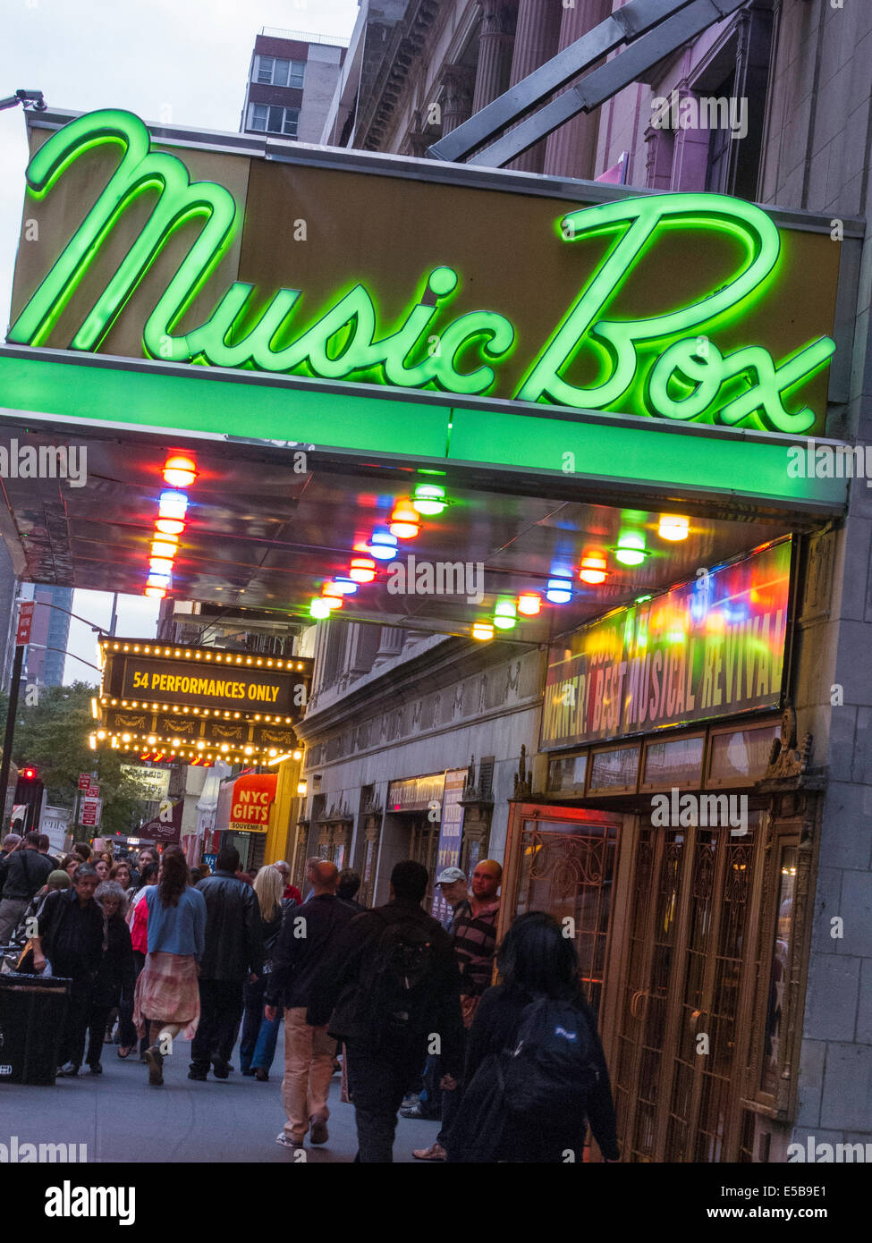 Music Box Theater Marquee, NYC Stock Photo - Alamy