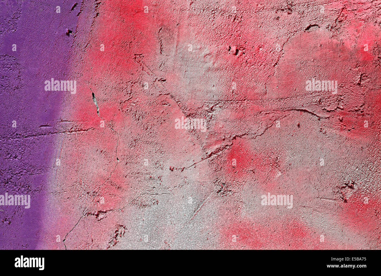 High quality colorful weathered wall background in natural pink and ...