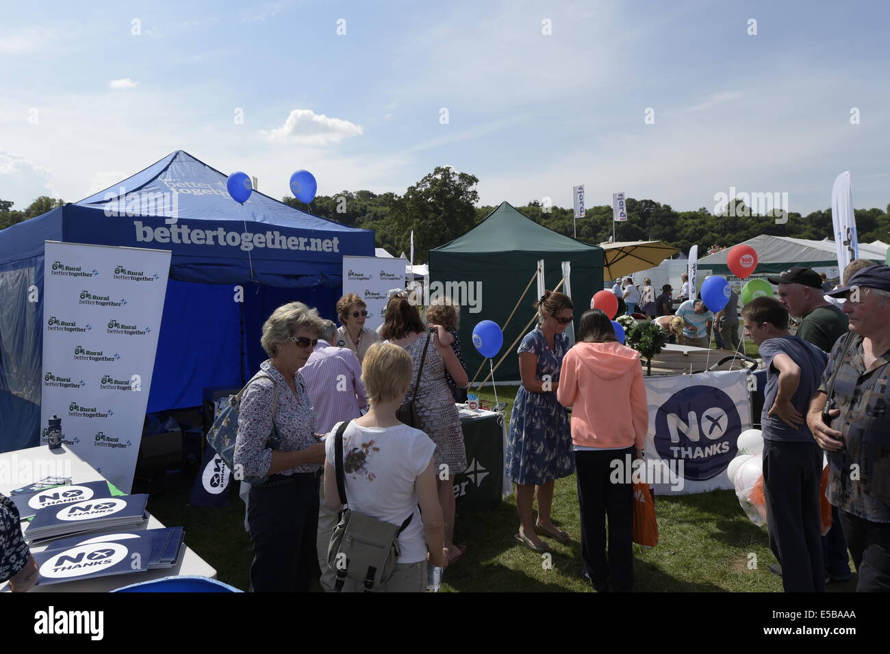 Kelso, UK. 26th July, 2014. Border Union Agricultural Show 2014 The NO ...