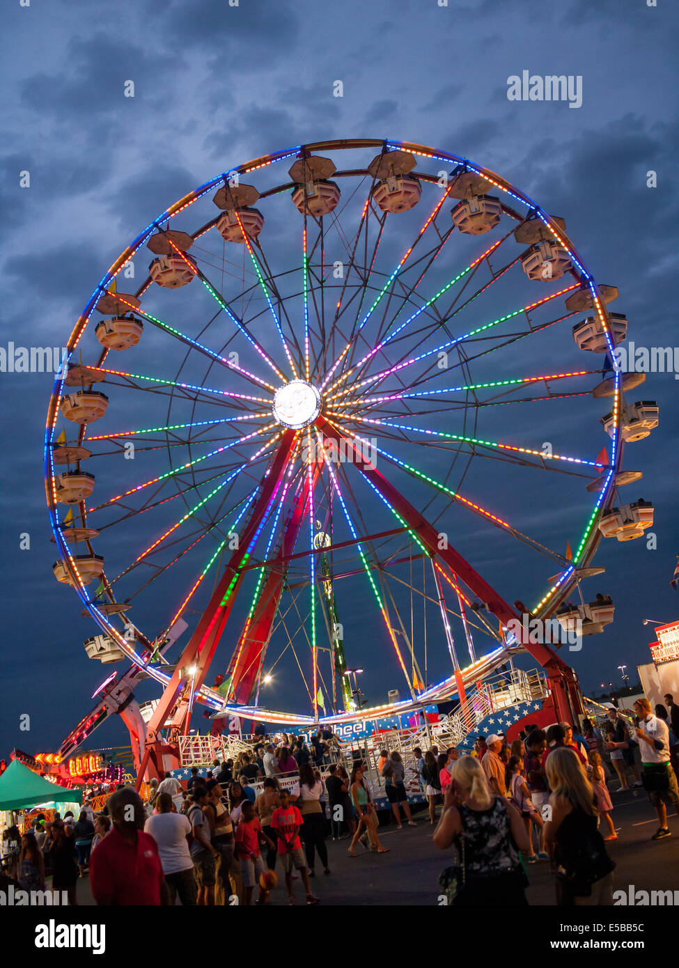 Ferris Wheel at the Ohio State Fair in Columbus Ohio Stock Photo - Alamy