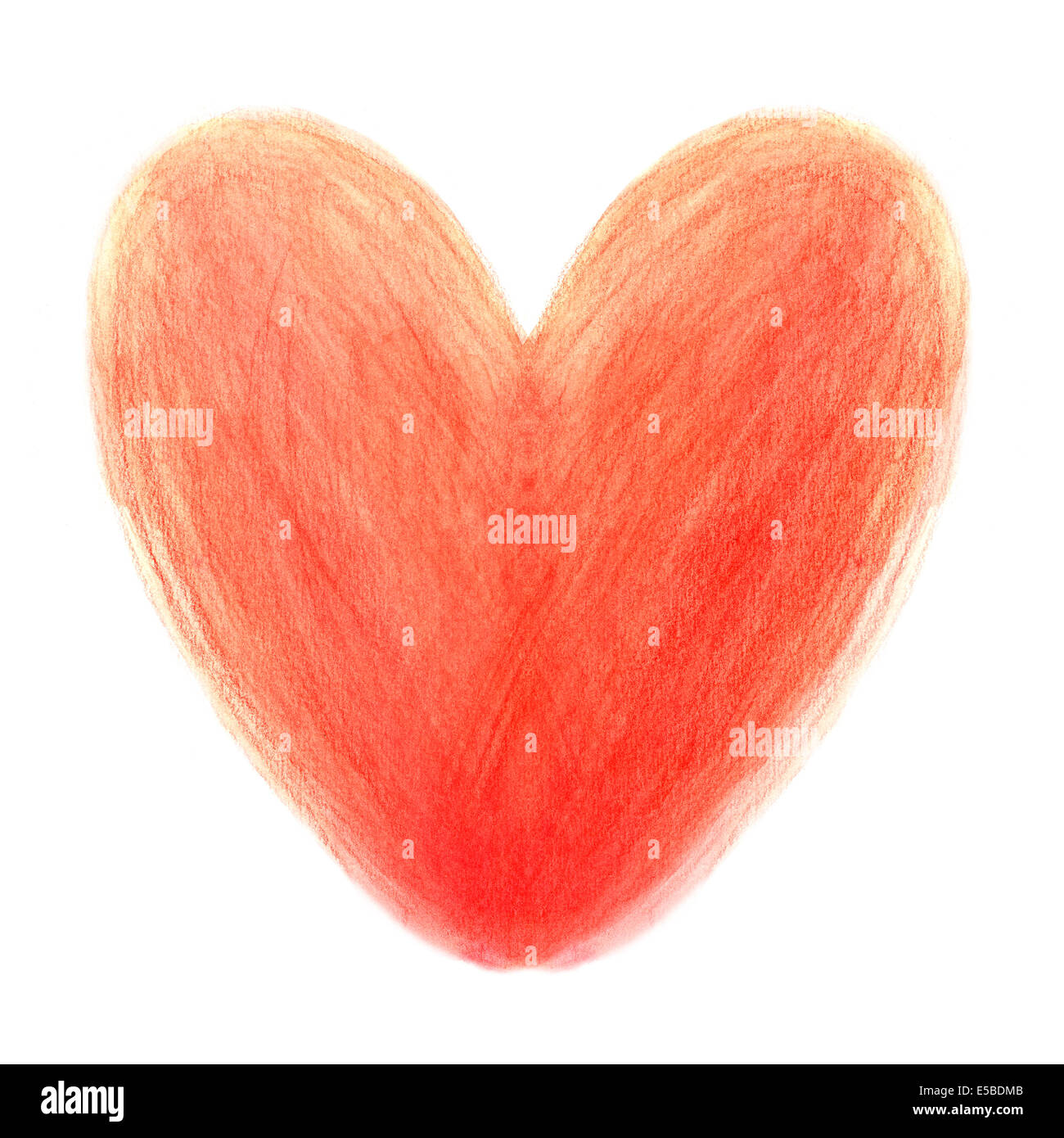 Watercolor heart Cut Out Stock Images & Pictures - Alamy