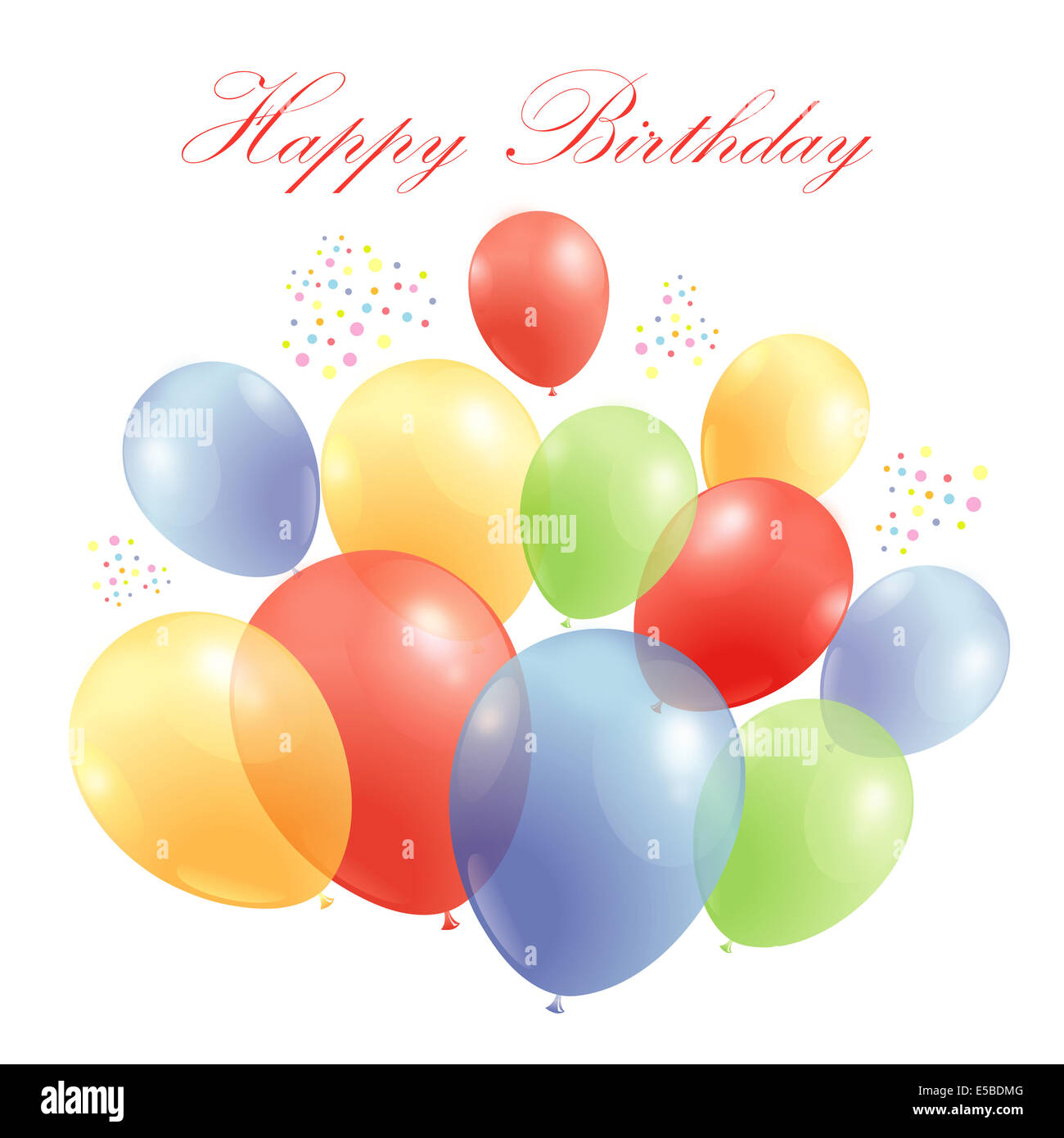 Balloons background Cut Out Stock Images & Pictures - Alamy