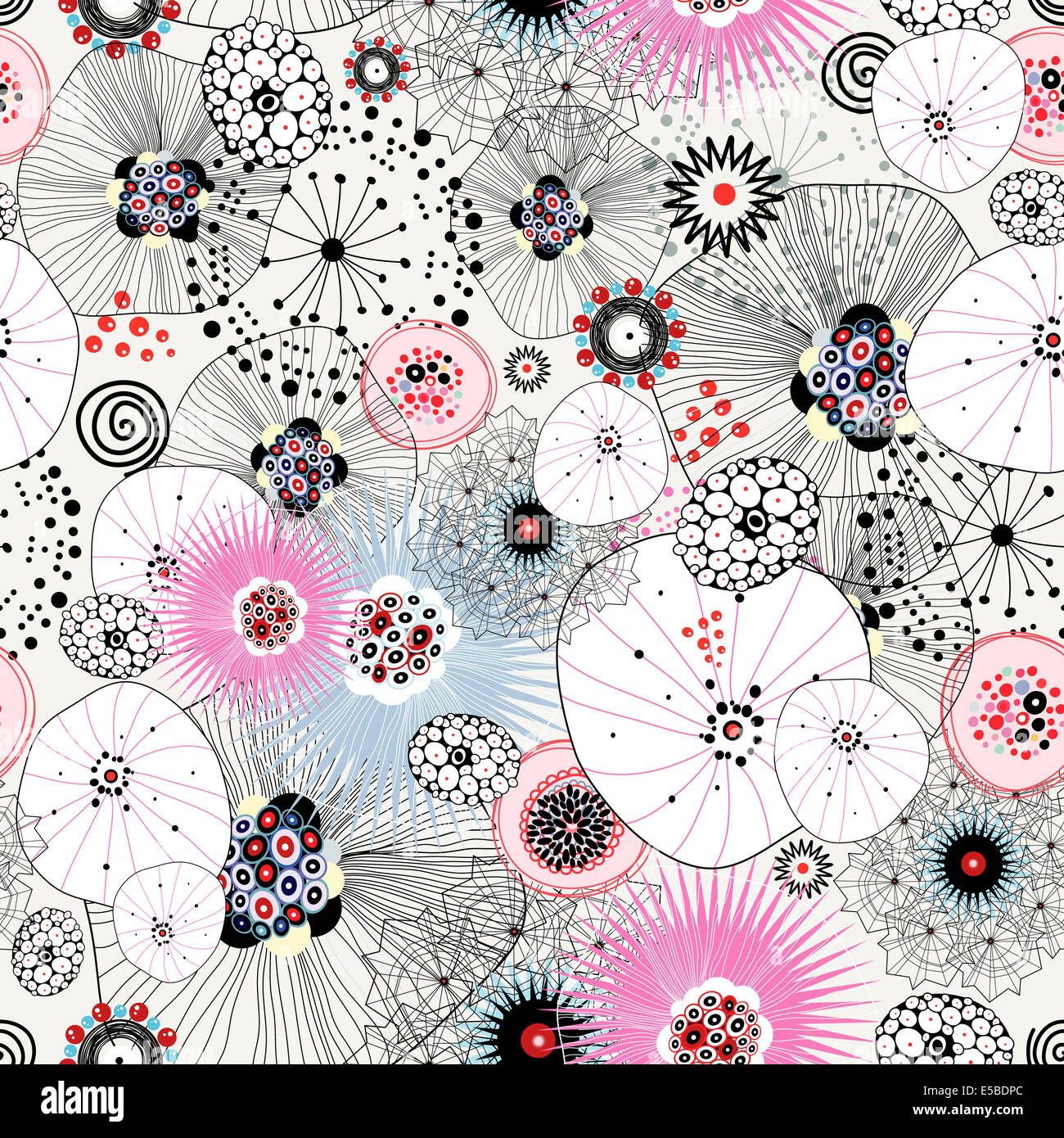 seamless abstract graphic pattern on a light background Stock Photo - Alamy