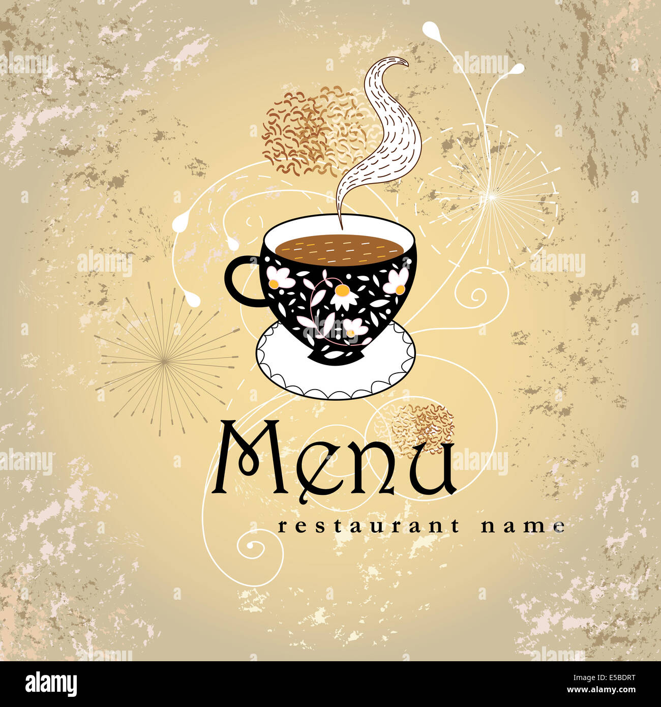 Menu design elements hi-res stock photography and images - Alamy