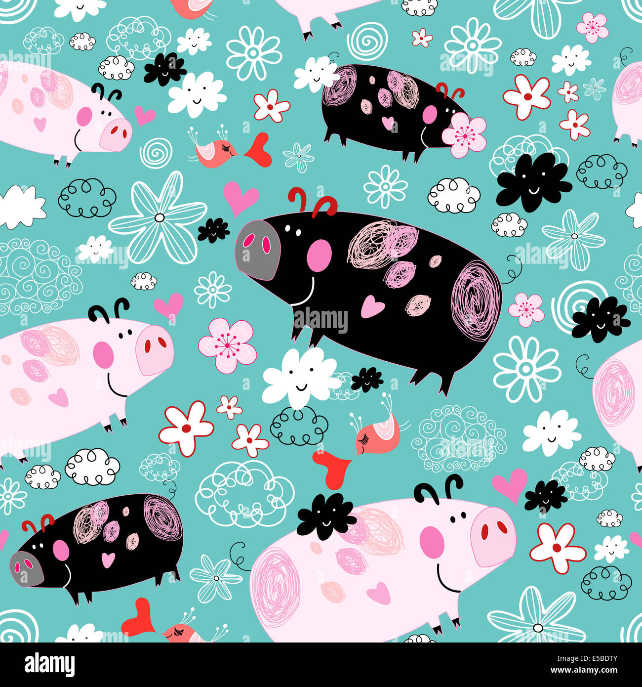 Set of pork labels, badges and design elements Stock Photo - Alamy