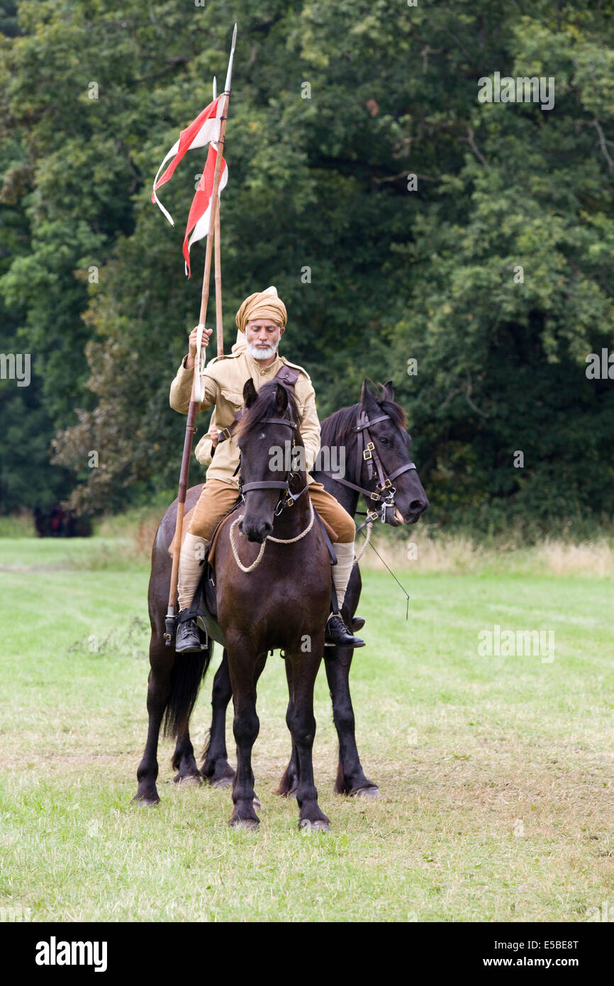Indian Horse Lancer Cavalry "Skill on Horseback Stock Photo - Alamy