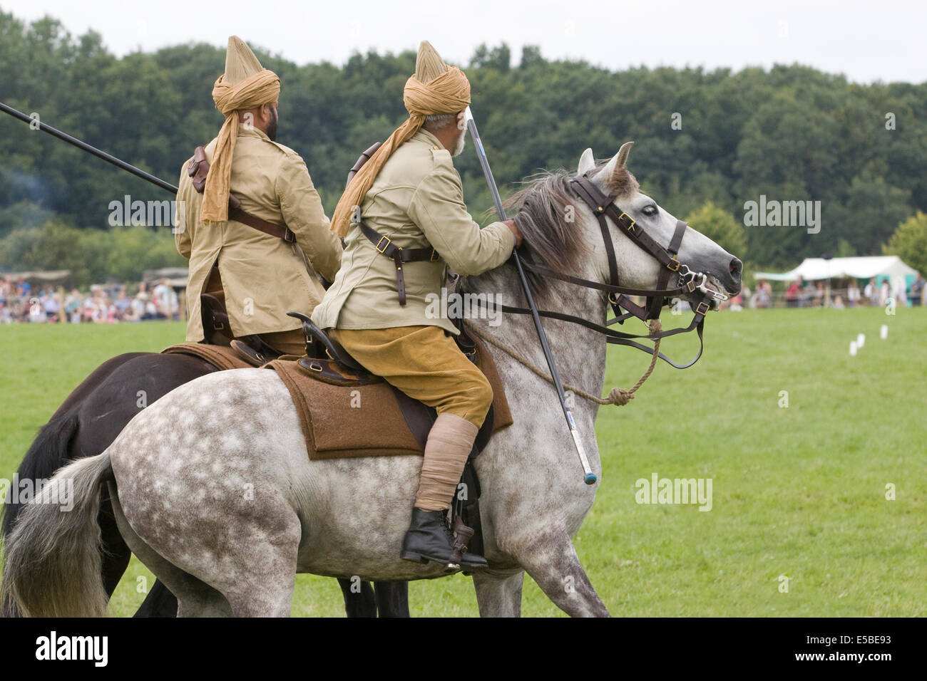 Indian Horse Lancer Cavalry "Skill on Horseback Stock Photo - Alamy