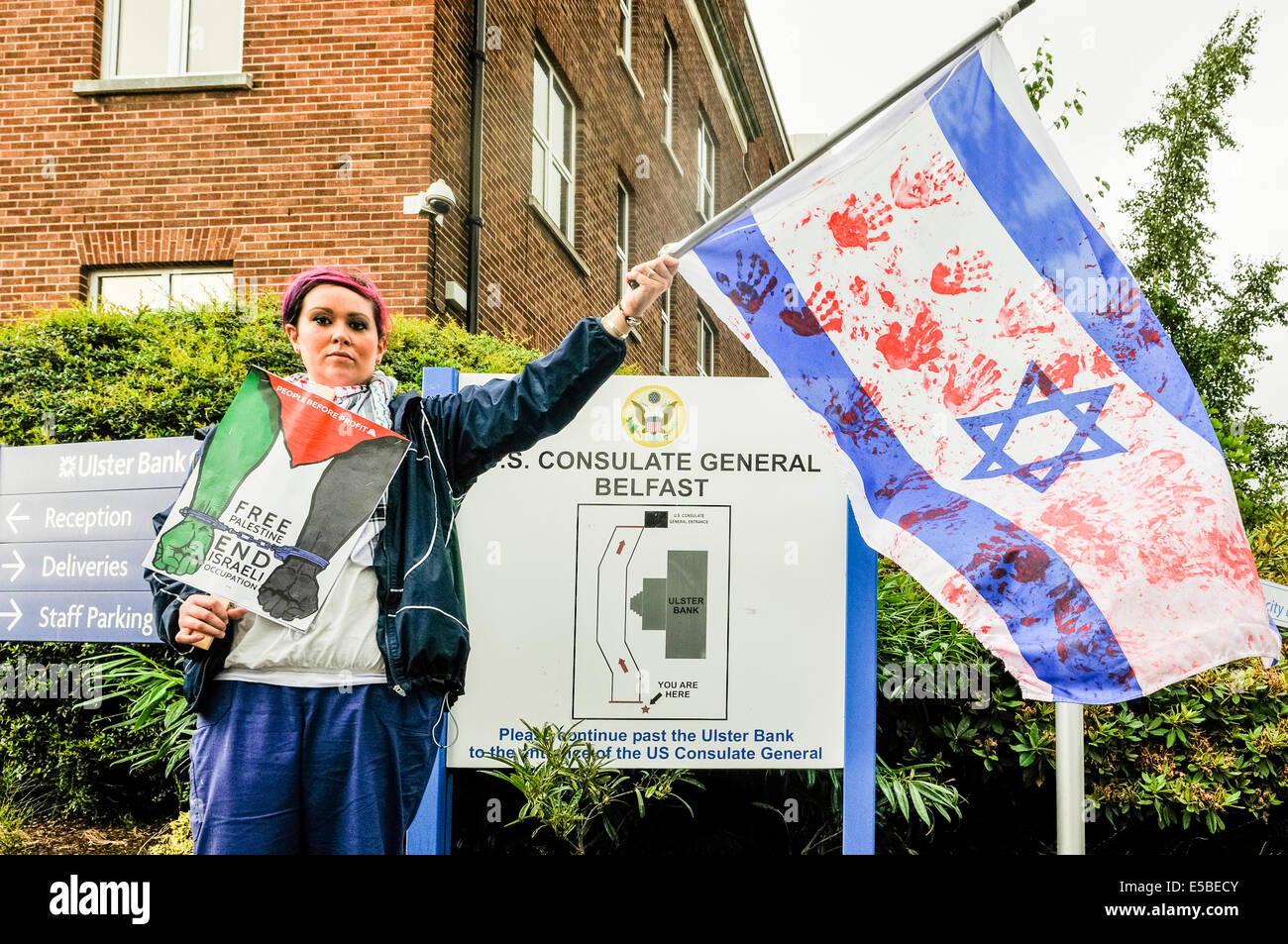 Palestine northern ireland flag hi-res stock photography and images - Alamy