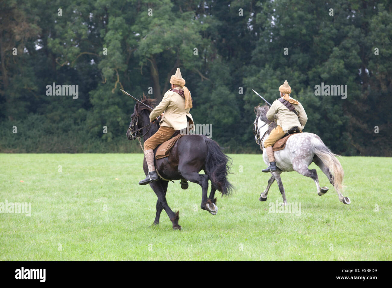 Indian Horse Lancer Cavalry "Skill on Horseback Stock Photo - Alamy
