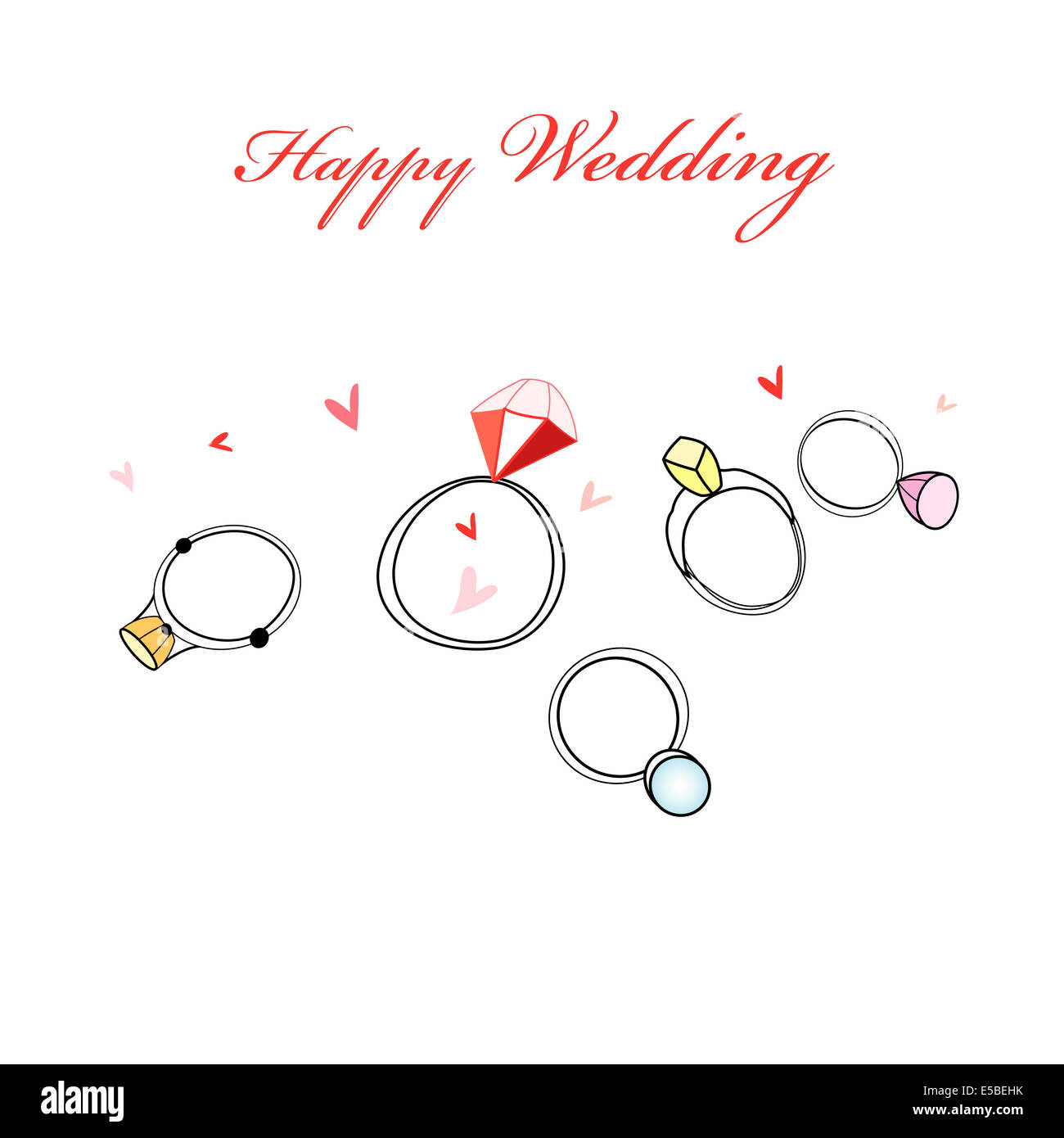 Wedding card designs Cut Out Stock Images & Pictures - Alamy