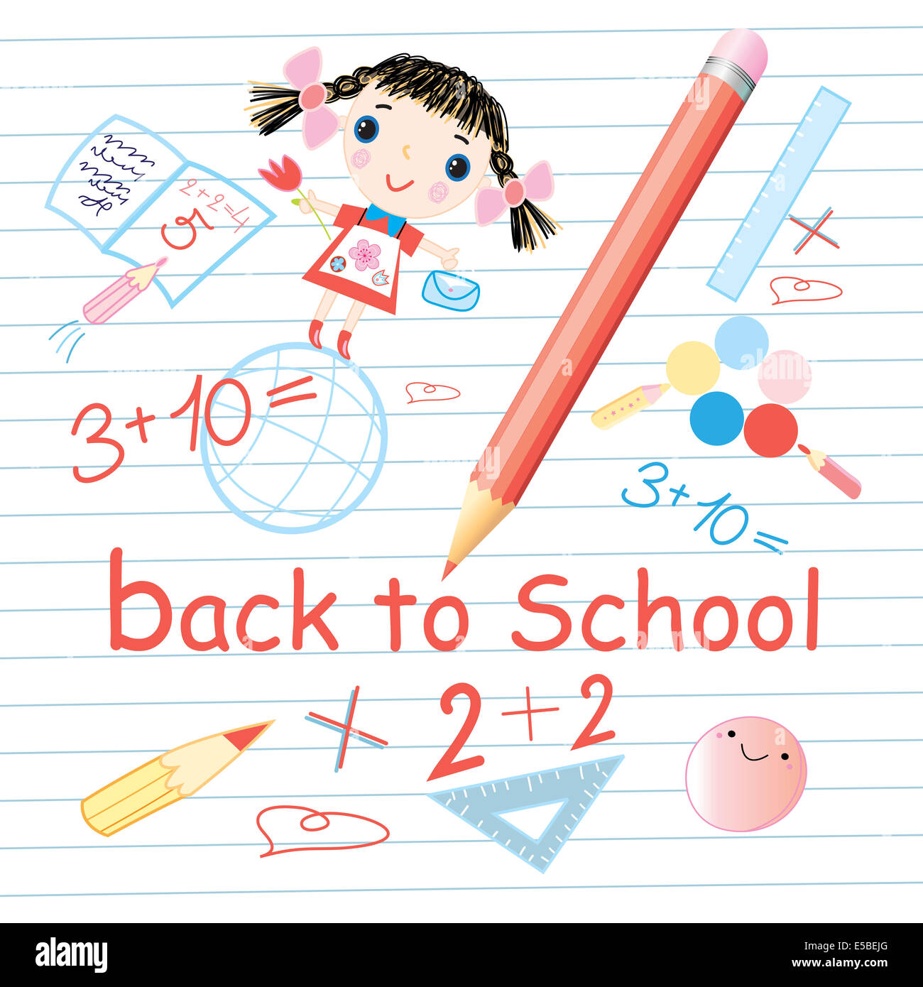 School globe books Cut Out Stock Images & Pictures - Alamy