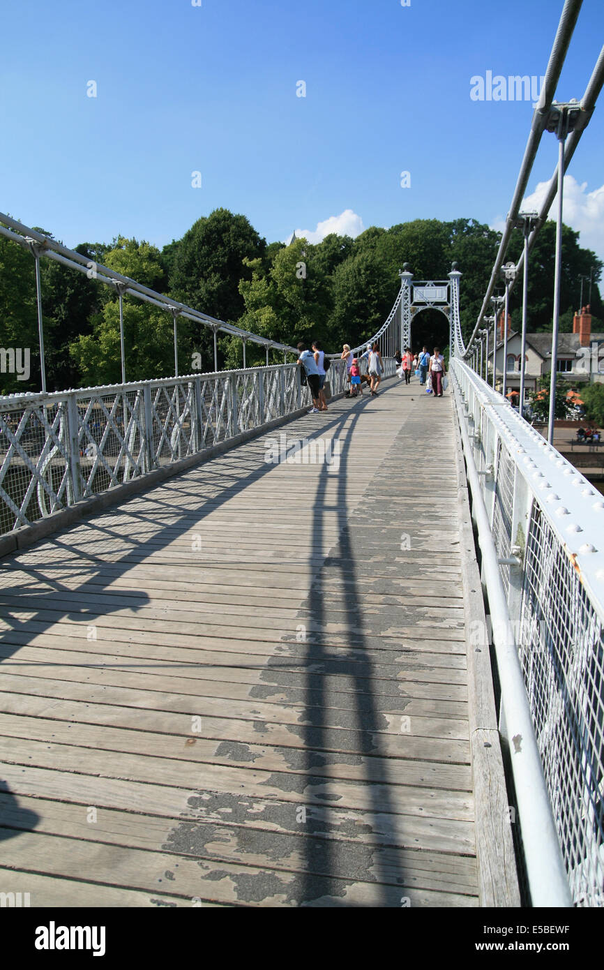 Queens park bridge chester hi-res stock photography and images - Alamy