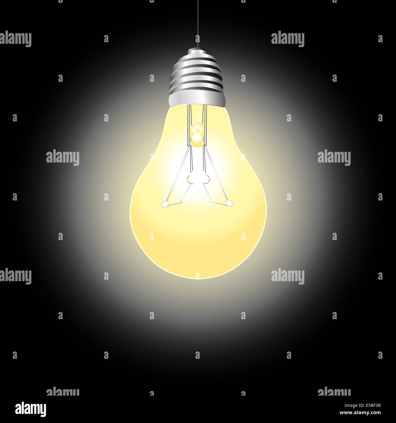 bright shining light on a dark background Stock Photo - Alamy