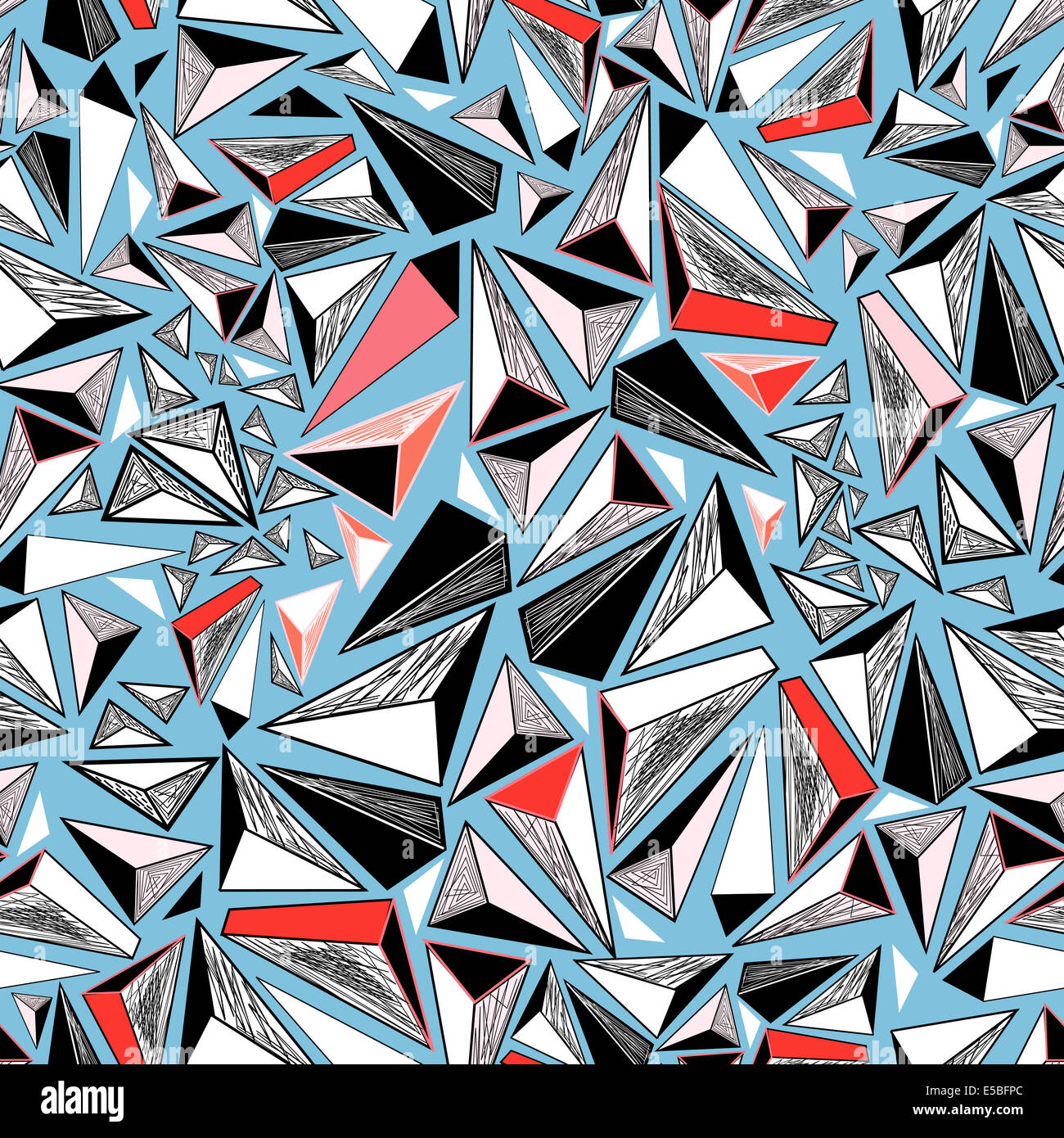 Triangles line drawing hi-res stock photography and images - Alamy