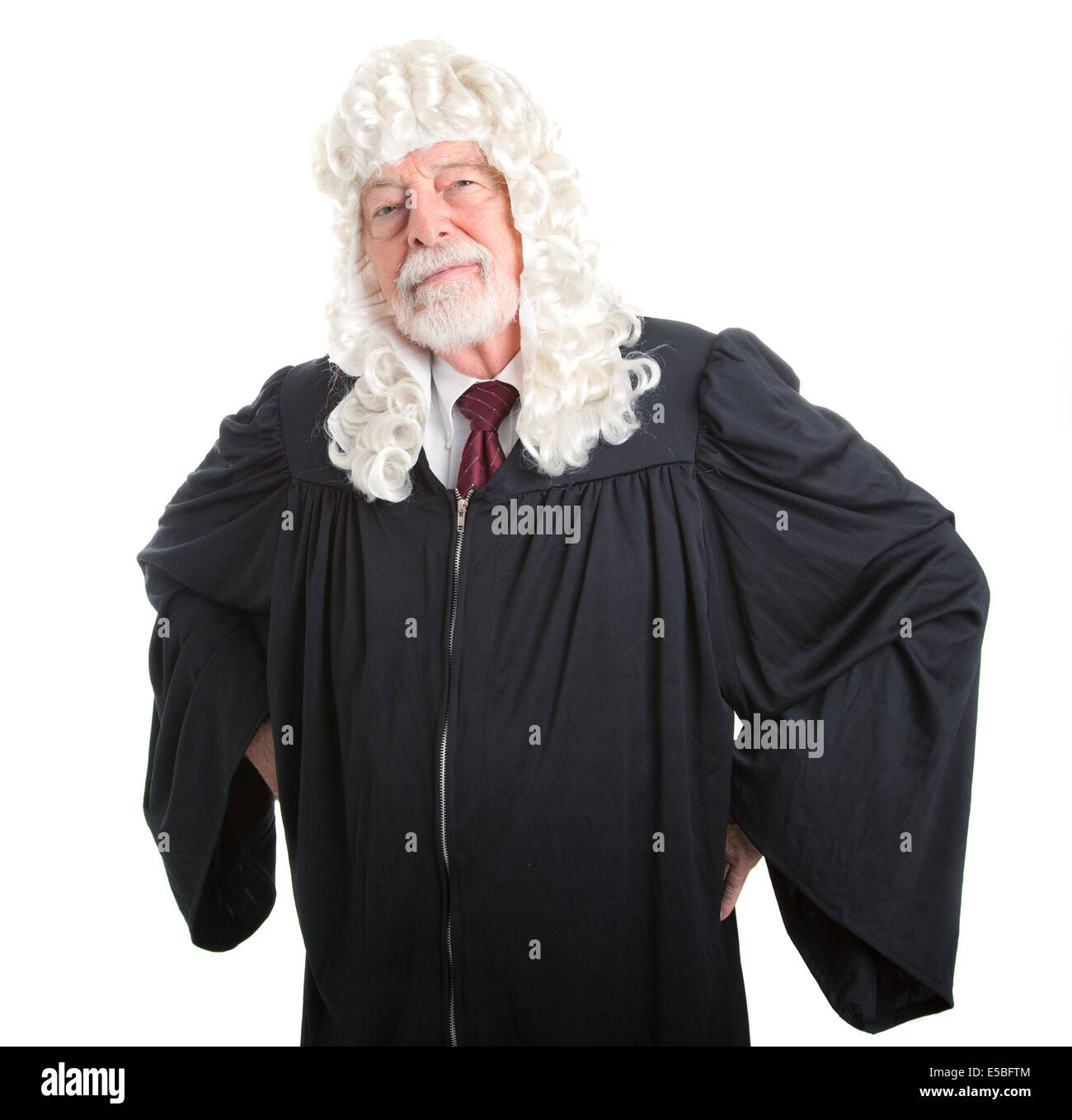 Judge wig cut out hi-res stock photography and images - Alamy