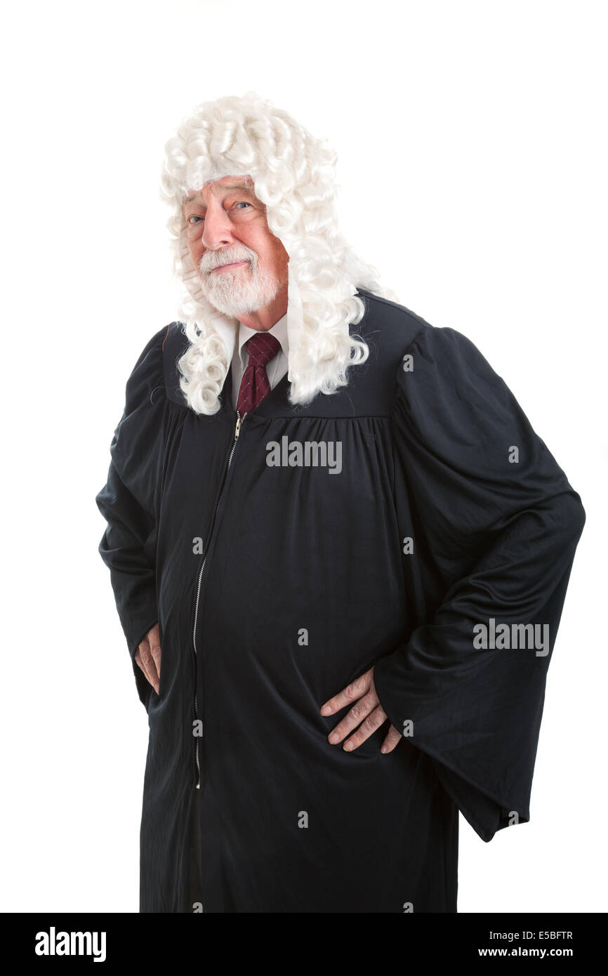 Judge wig cut out hi-res stock photography and images - Alamy