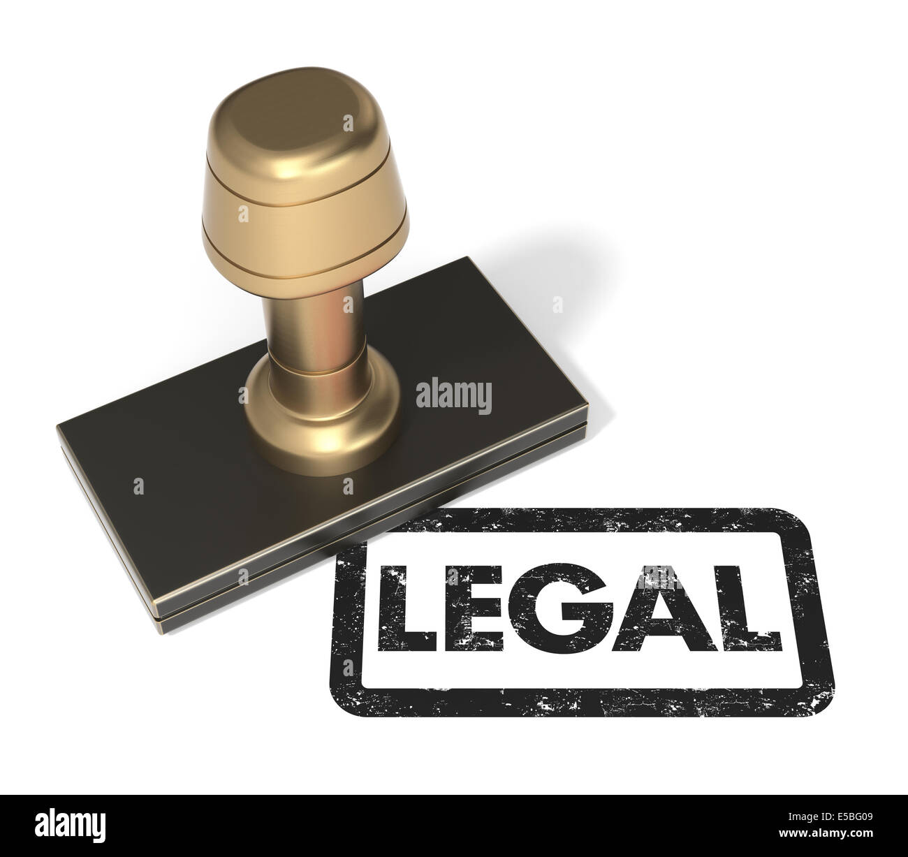 Legal Rubber Stamp Stock Photo - Alamy