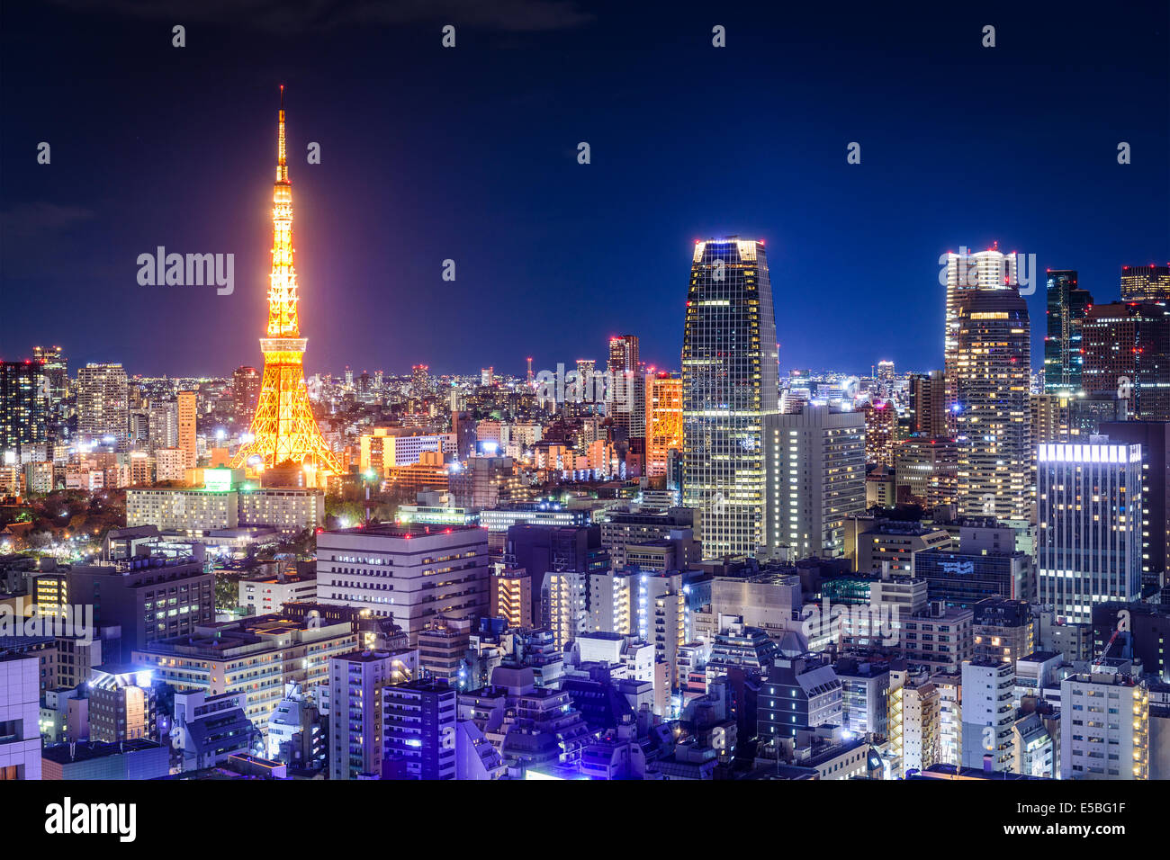 Tokyo, Japan skyline at night Stock Photo - Alamy