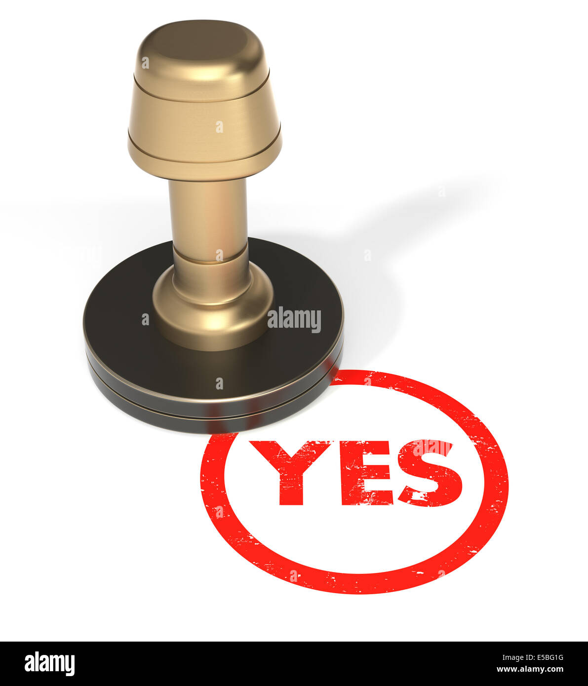 Yes or no rubber hi-res stock photography and images - Alamy