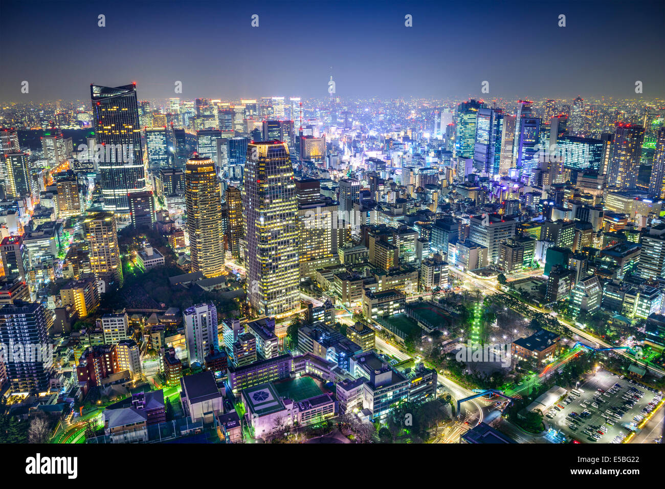 Tokyo, Japan cityscape in the Minato Ward Stock Photo - Alamy