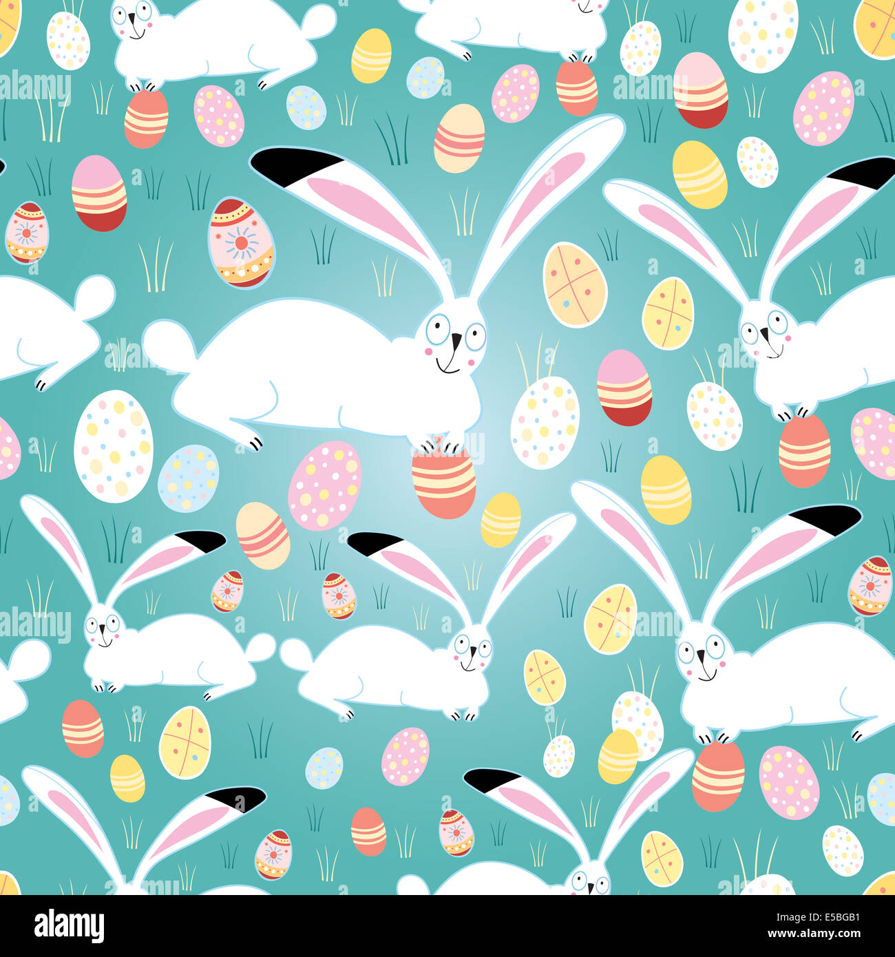 Cartoon easter eggs and bunnies hi-res stock photography and images - Alamy