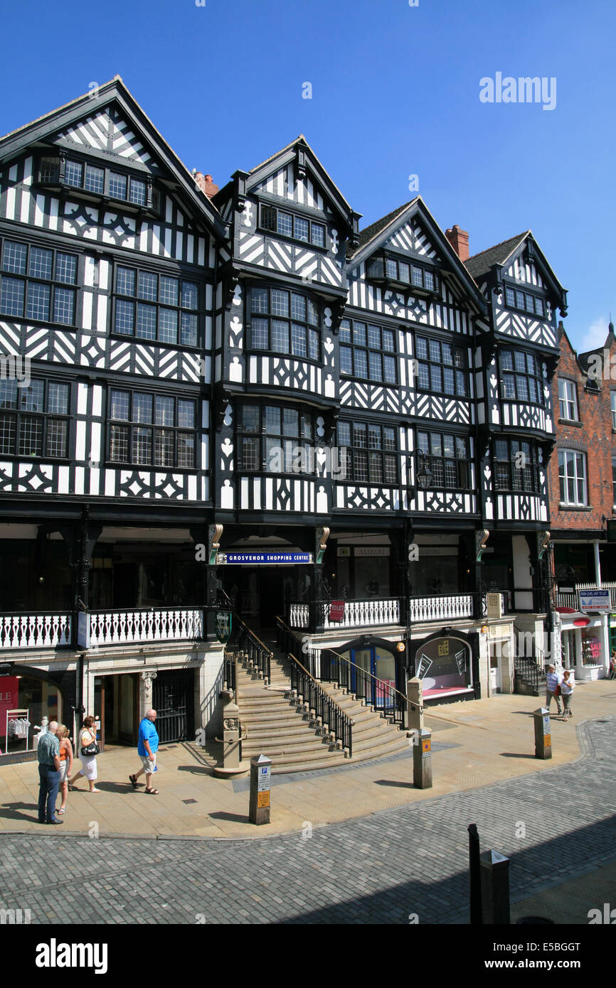 Bridge Street The Rows Chester Cheshire England UK Stock Photo - Alamy