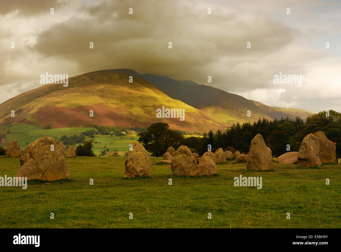 Clouds over Blencathra Stock Photo - Alamy