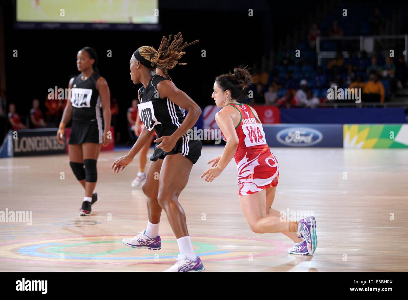 Glasgow, UK. 26th July, 2014. Commonwealth Games day 3. Netball ...