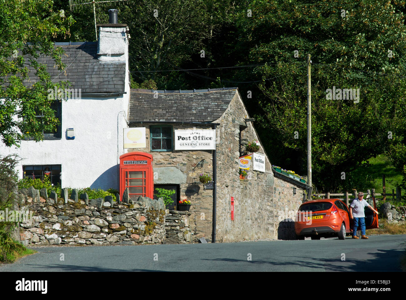 The Post Office at Ulpha, Duddon Valley, Lake District, Cumbria ...