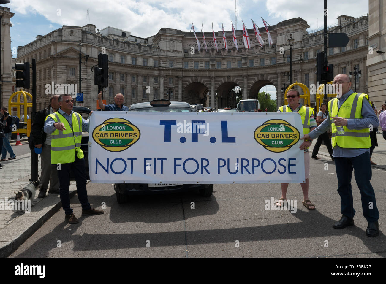 Uber london protest hi-res stock photography and images - Alamy