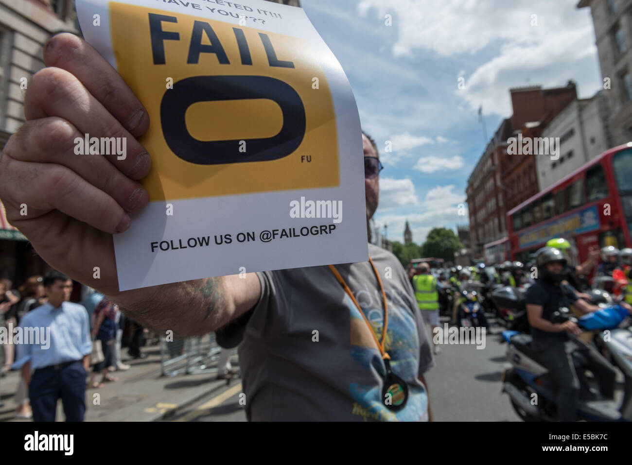 Taxi driver protest hi-res stock photography and images - Alamy